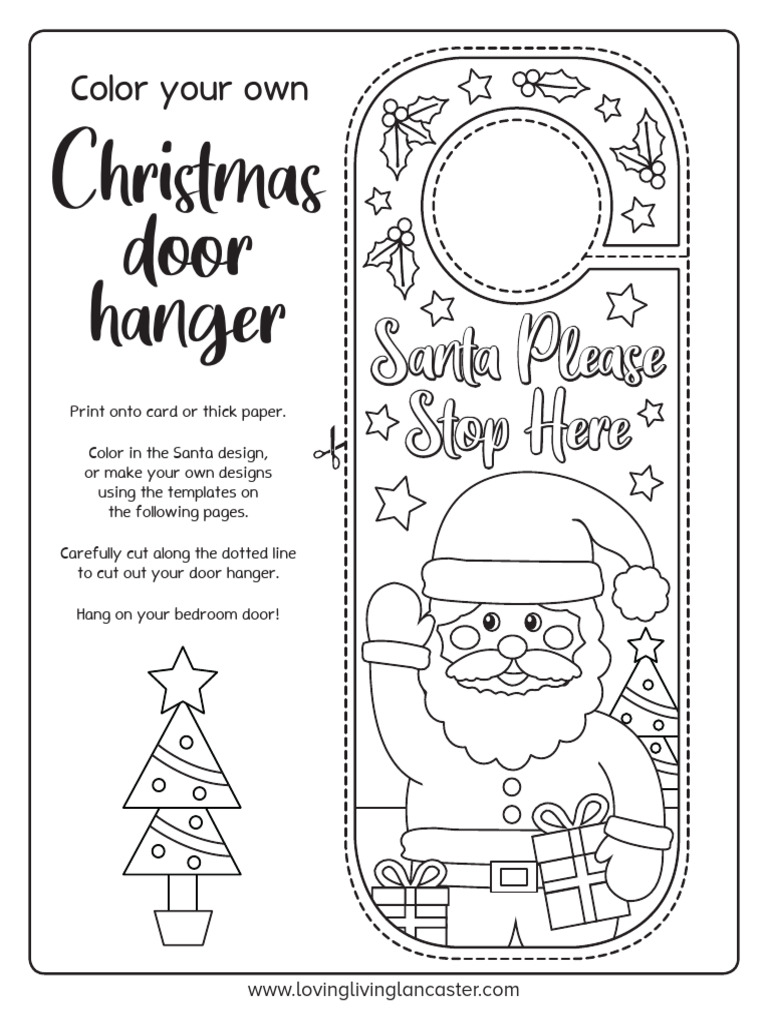 SantaDoorHanger Lll | PDF