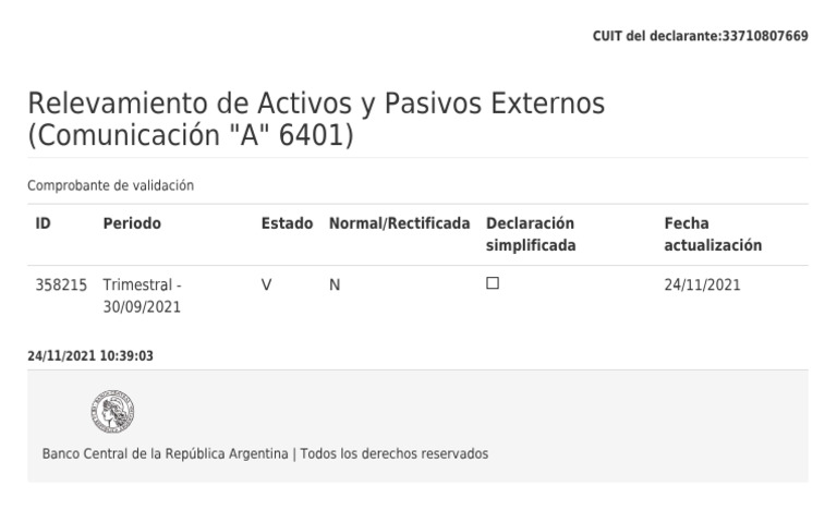 Detalle de Validaciones | PDF