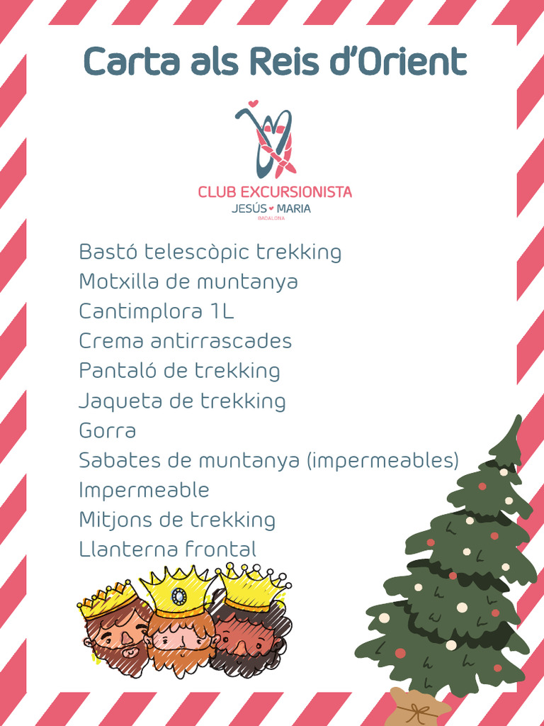 Carta Reis Club Excursionista | PDF