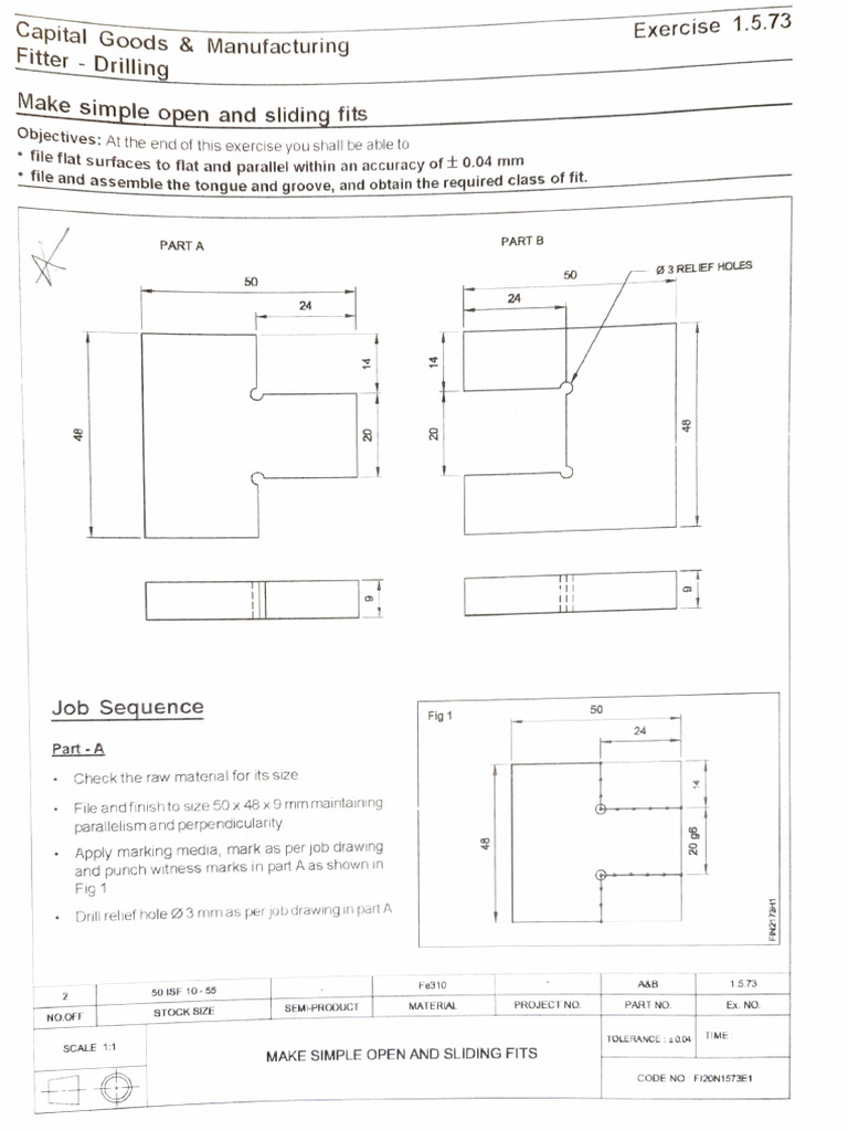 Fitter Guide: Making Open & Sliding Fits | PDF