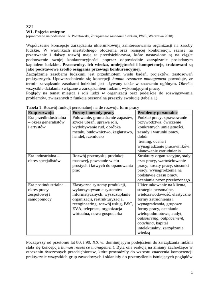 ZZL 1. Geneza Rozwój ZZL | PDF