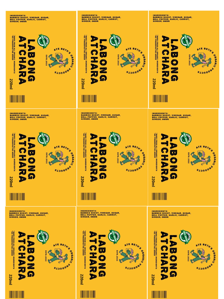 Labong atsara | PDF