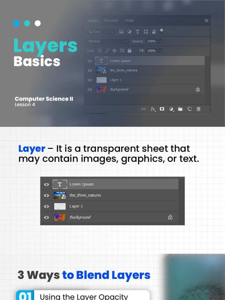 Q1 Lesson-4 Layers-Basics | PDF | Graphic Design | Signal Processing