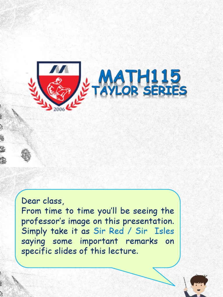 005 Taylor Series | PDF | Function (Mathematics) | Mathematical Concepts