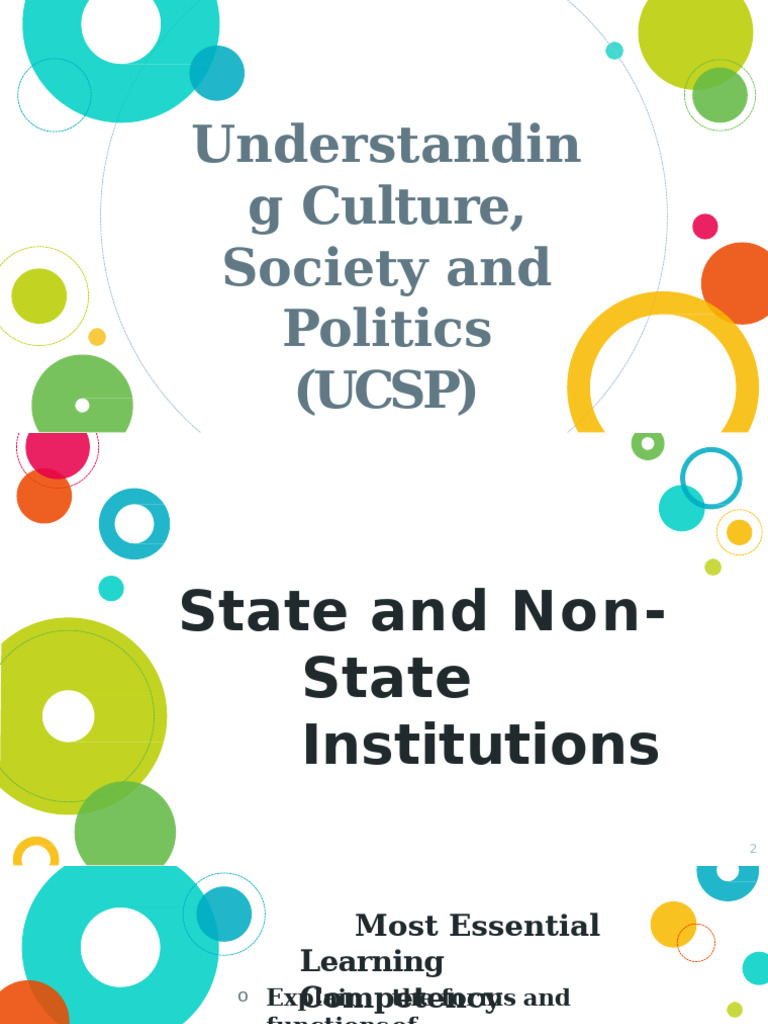 Overview of State Institutions in the Philippines | PDF | Institution ...