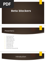 Beta Blockers: Uses, Effects, and Types | PDF | Drugs | Medical Specialties