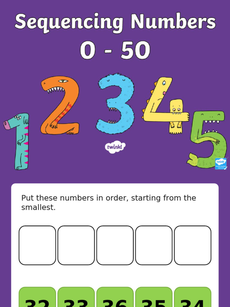 Number Sorting Exercises | PDF