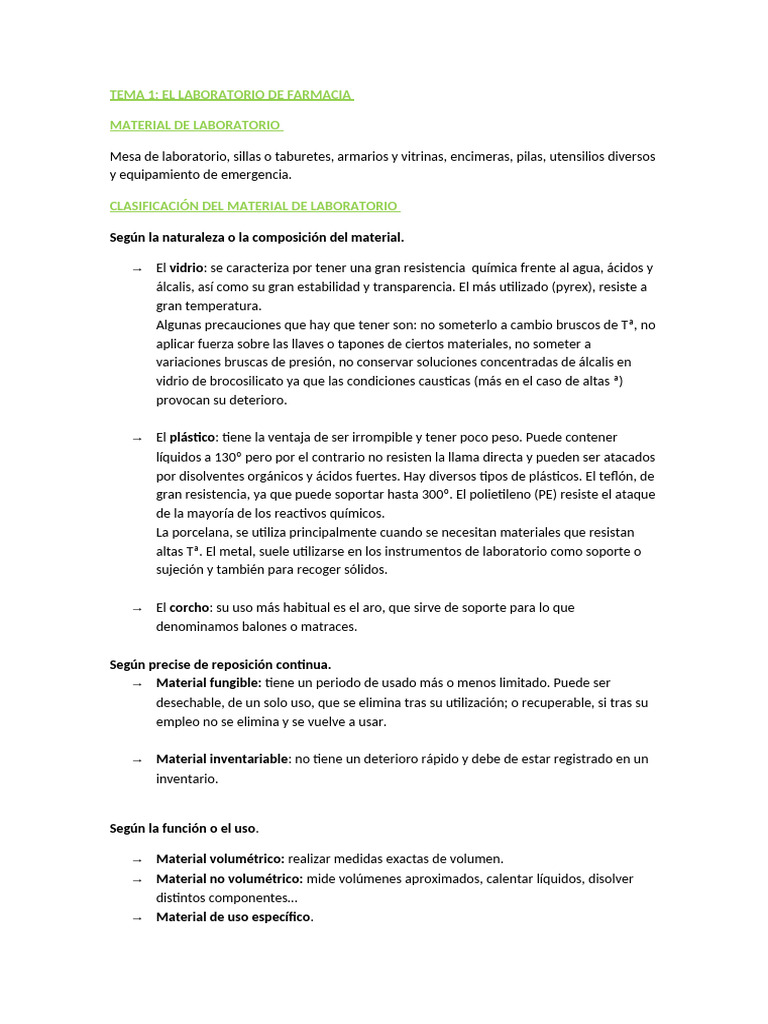 Resumen Tema 1 Opb | PDF | Valoración | Química