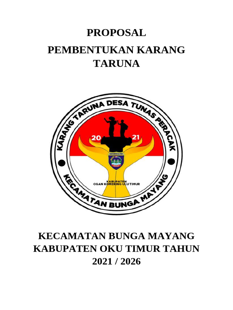 COVER PROPOSAL KARANG TARUNA | PDF