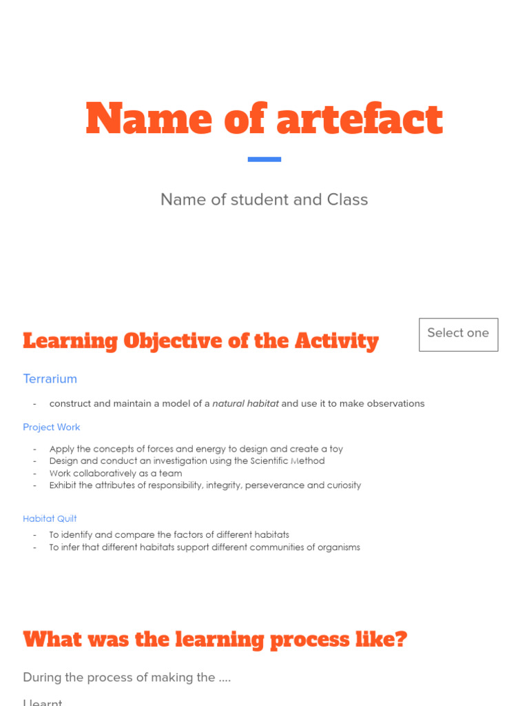 Learning Objective PPT For Students | PDF