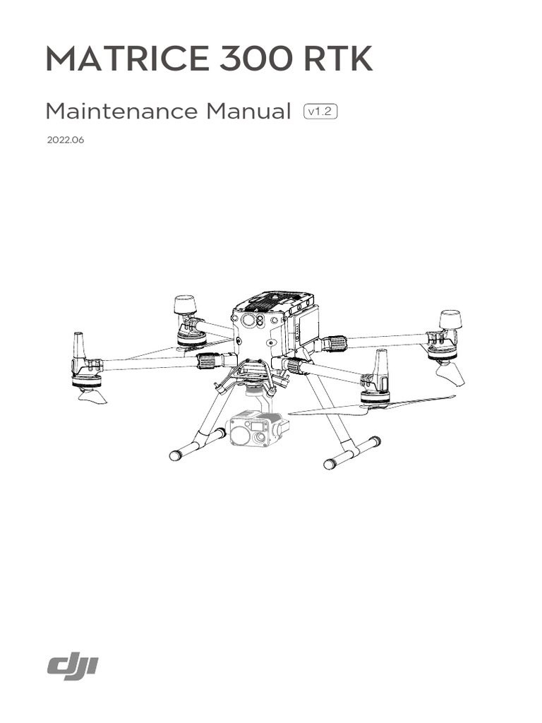 M300 RTK Maintenance Manual v1.2 en | PDF | Electric Motor