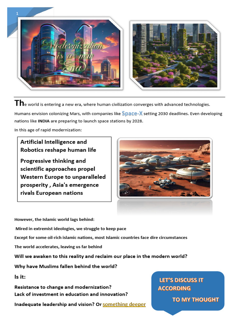 The World Is Entering A New Era | PDF | Sustainability | Modernity