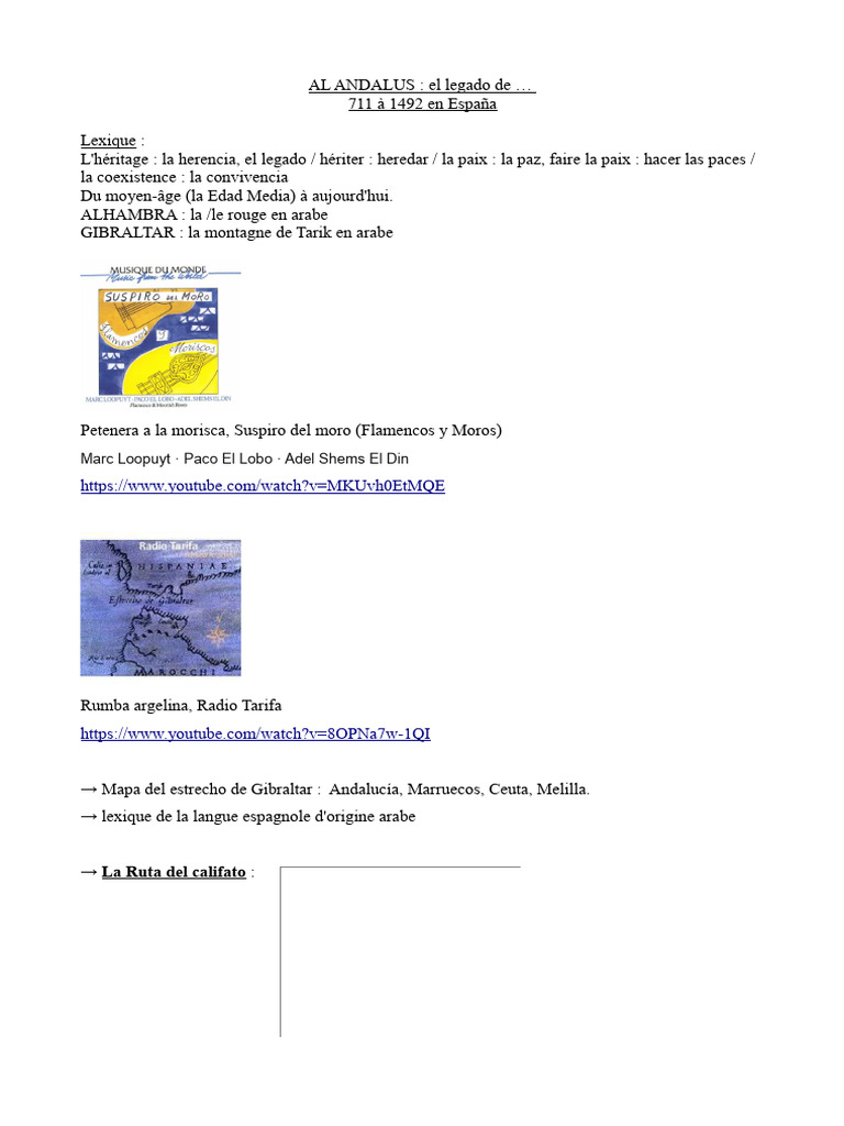 Legado Cultural de Al Andalus | PDF | Al Andalus | Edades medias