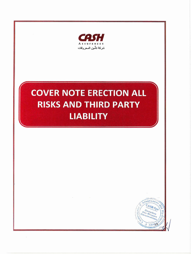 1701 Cover Note - EAR TPL - LAB Tecnimont Signed | PDF