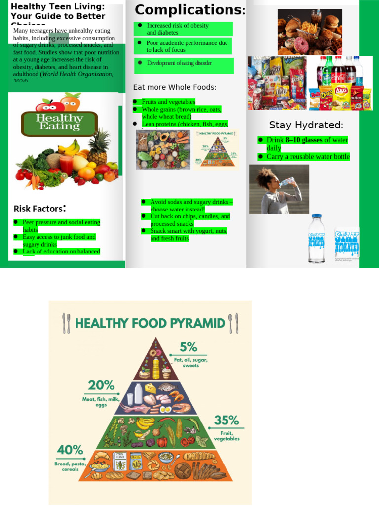 Healthy Eating Guide for Teens | PDF
