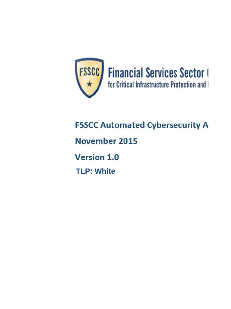 FSSCC ACAT November 2015 V1 0 TLP WHITE | PDF | Computer Security ...