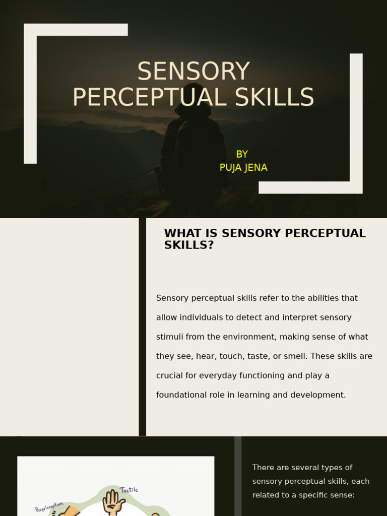 Sensory Perceptual Skills 2 | PDF | Perception | Senses