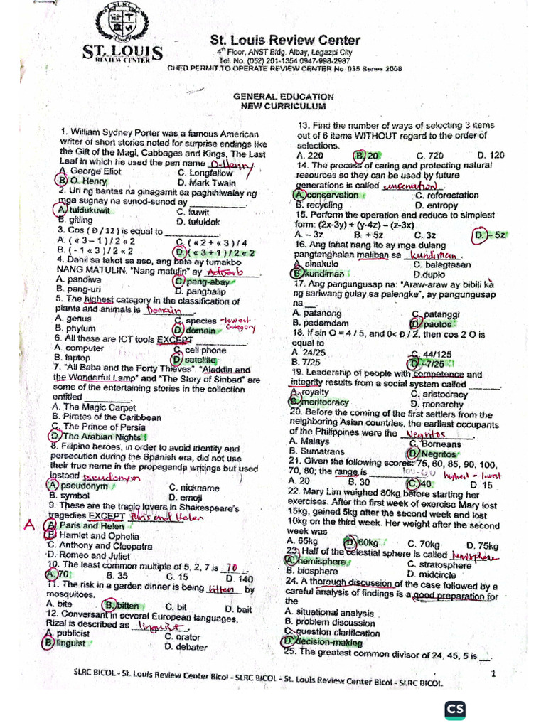 New Curriculum Gen Ed | PDF