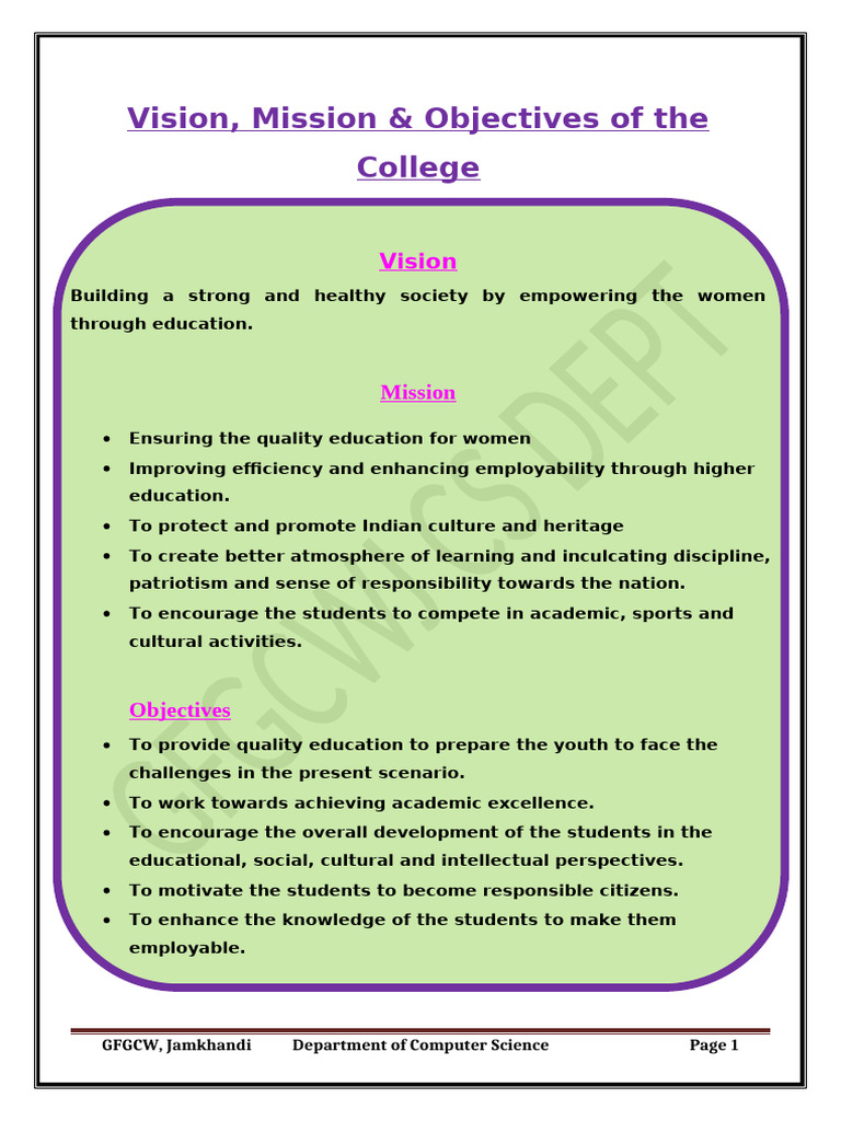Department Profile Final Print | PDF | Computing