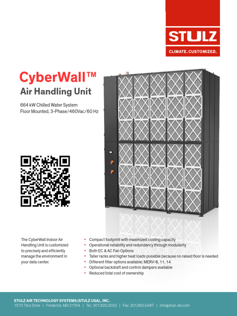 CyberWall AHU Data Sheet | PDF