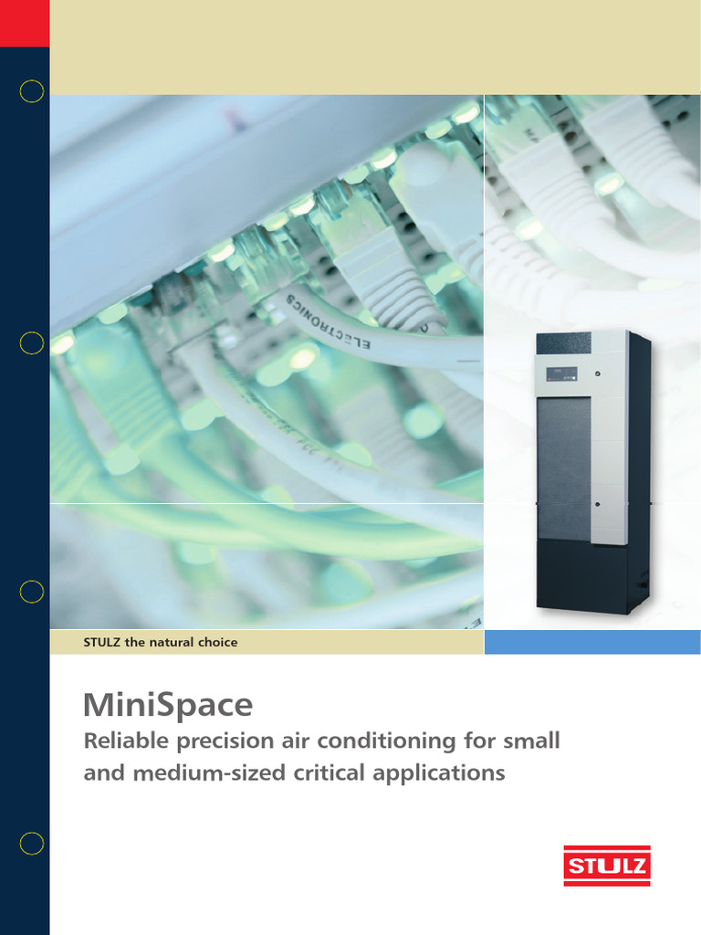 STULZ MiniSpace Brochure 0909 en | PDF | Air Conditioning | Humidity
