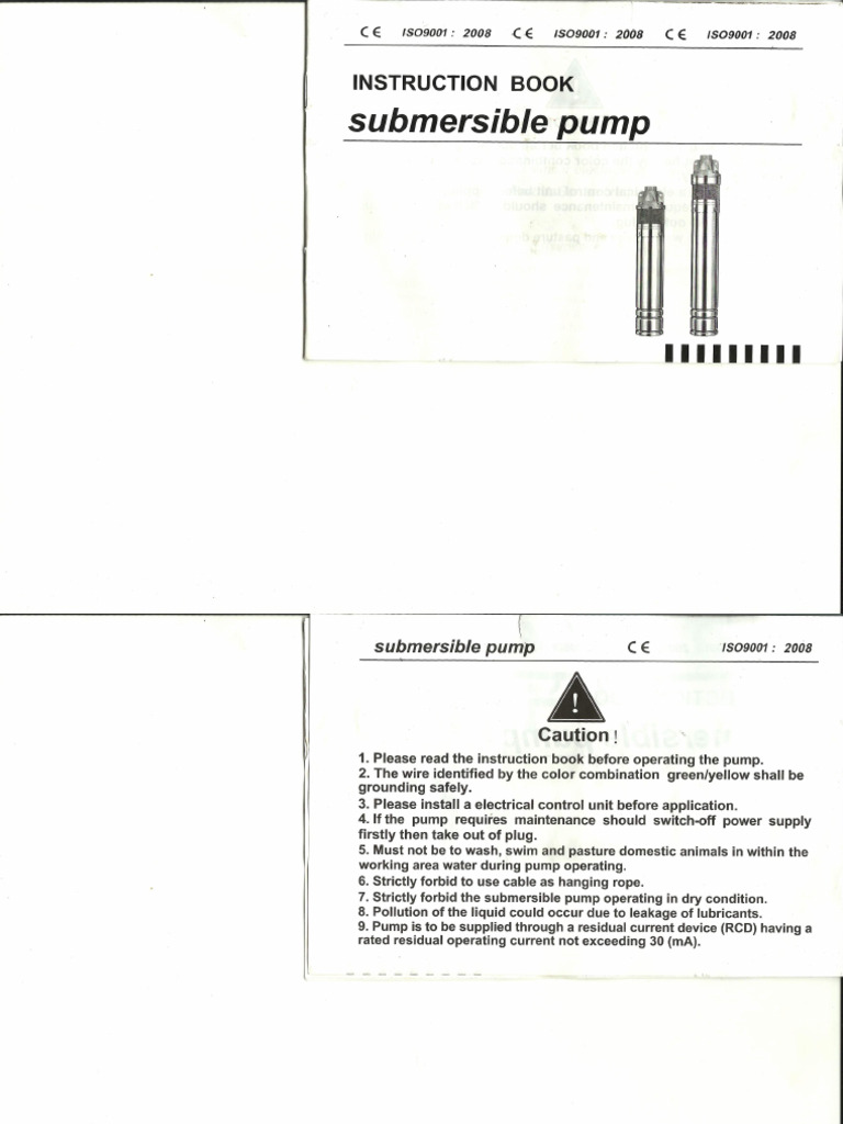 Delfin Sub Water Pump | PDF