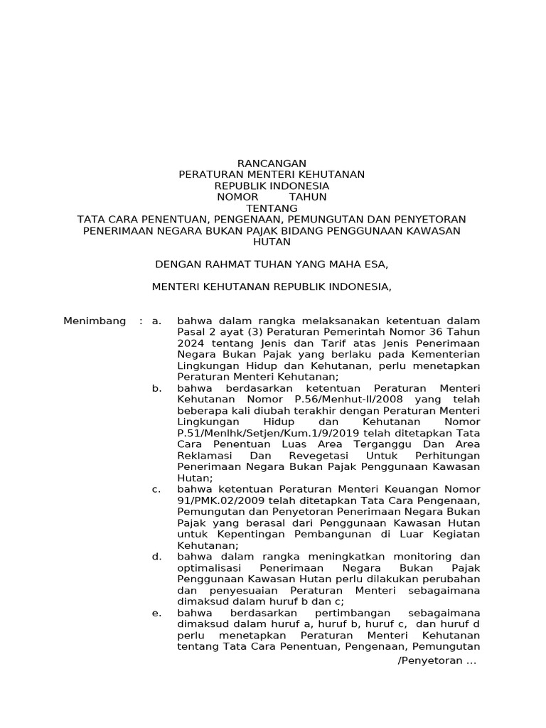 Rapermen PNBP Bidang PKH - Ver 2 | PDF