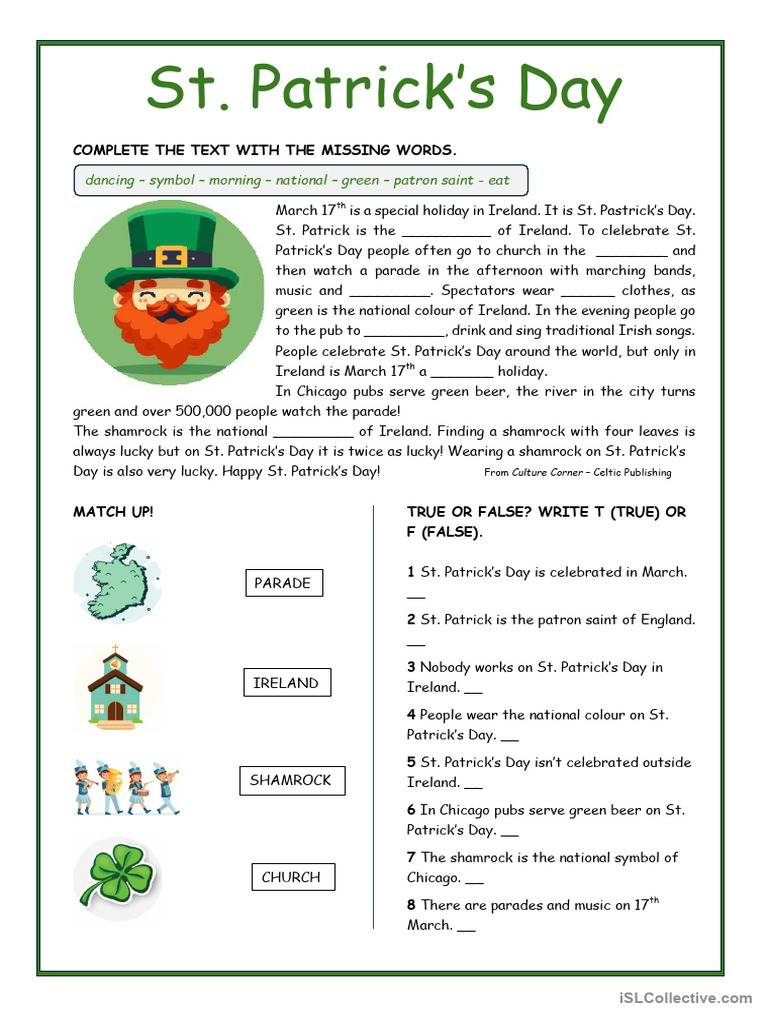 St. Patrick's Day Celebration Guide | PDF | Saint Patrick | Ireland