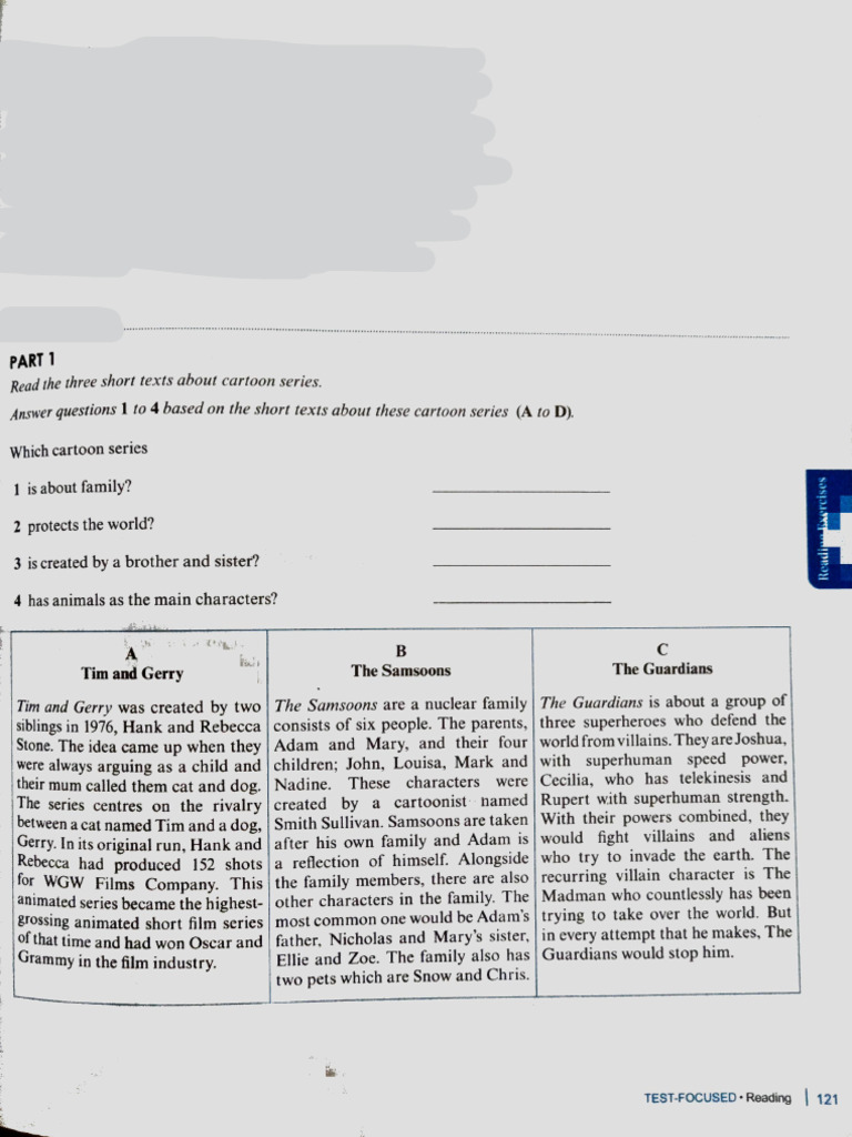 HOLIDAY ASSIGNMENT READING Practice 2 | PDF