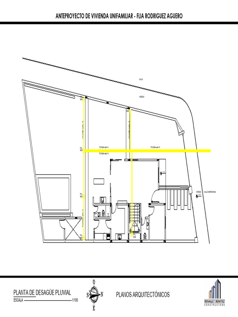 Planta de Desague Pluvial | PDF | Drenaje