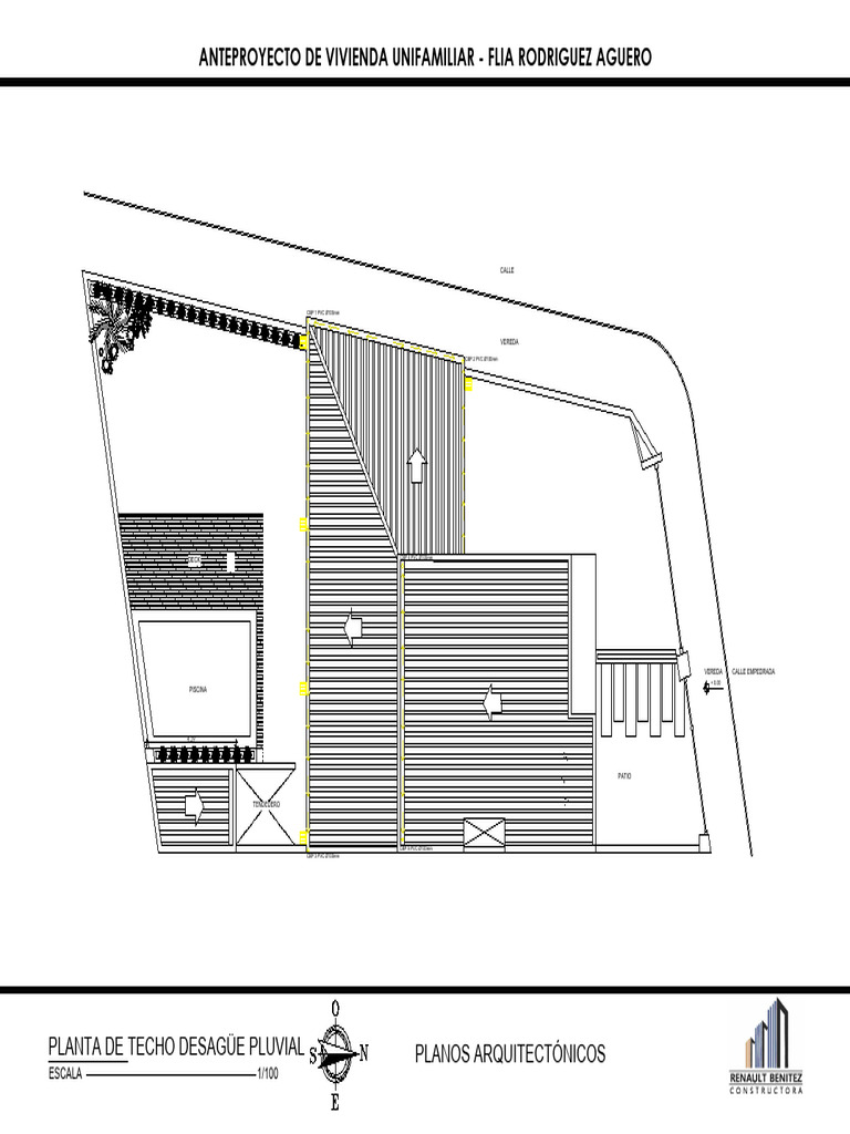Planta de Techo Desague Pluvial | PDF