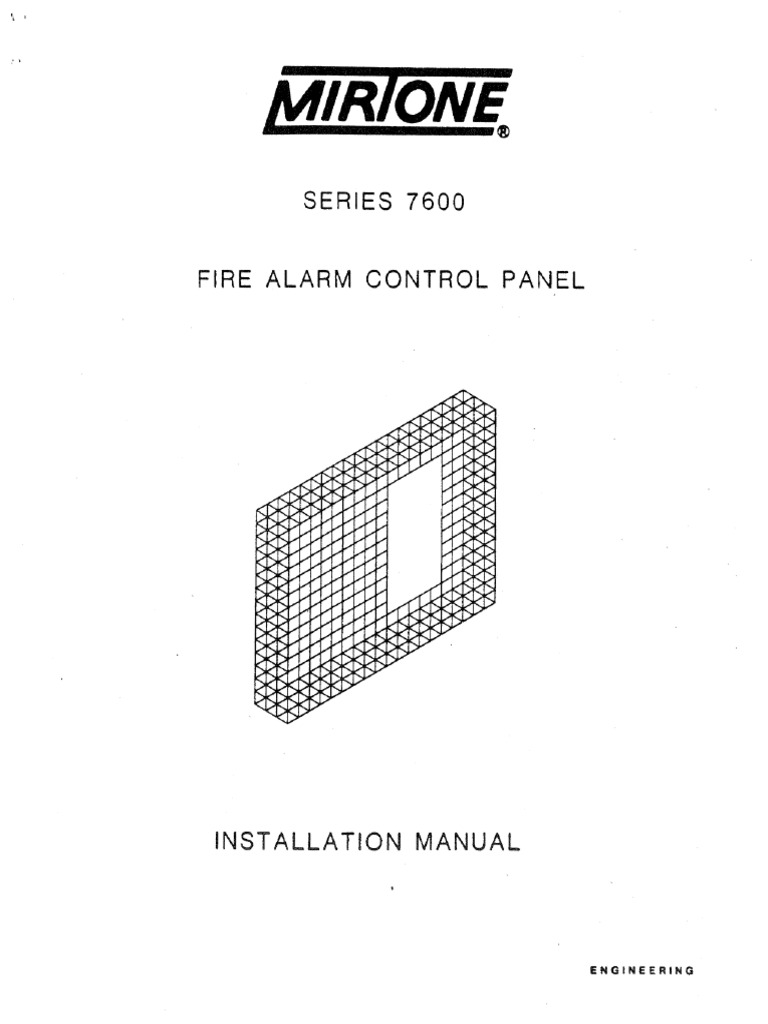 Mirtone 7600 Installation Manual PDF | PDF
