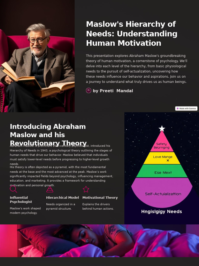 Maslows Hierarchy of Needs Understanding Human Motivation | PDF | Self ...