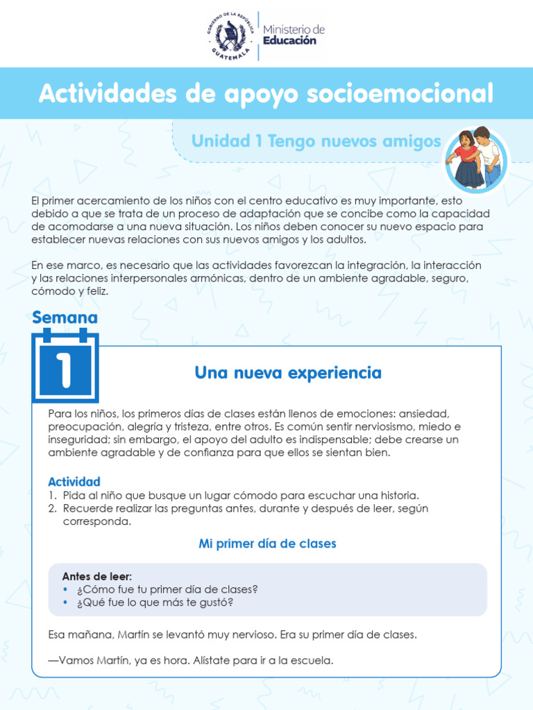 Actividades para Hacer Nuevos Amigos | PDF | Escuelas | Sicología