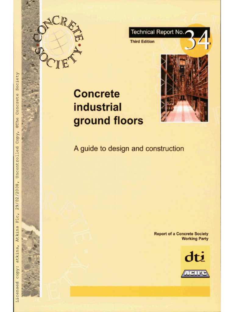 Concrete Industrial Ground Floors | PDF