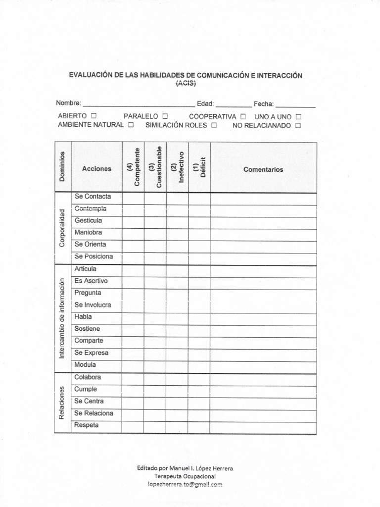 ACIS Abreviado | PDF