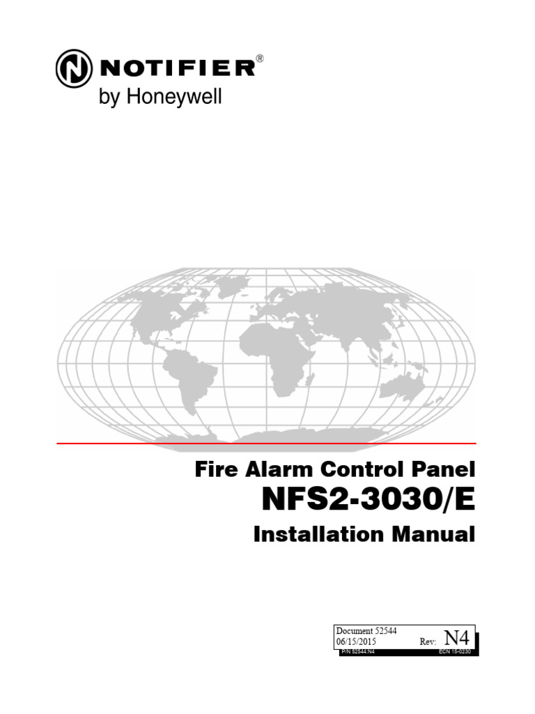 NFS2-3030 Installation Manual | PDF | Safety