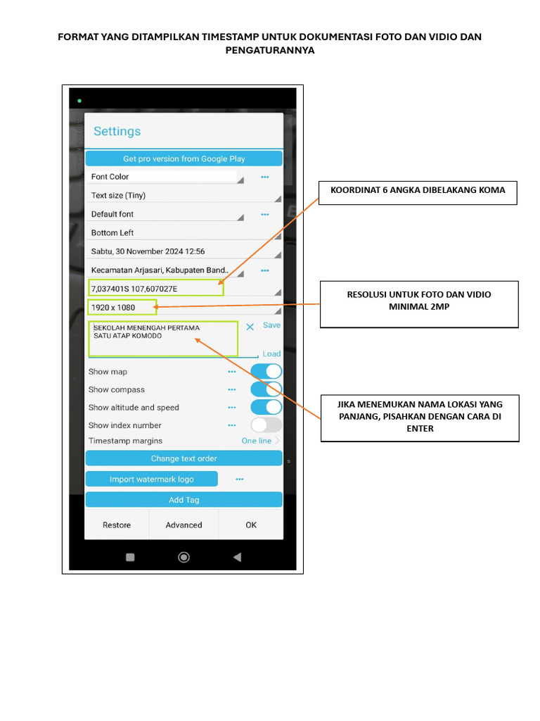 Panduan Dokumentasi Foto dan Video Instalasi | PDF