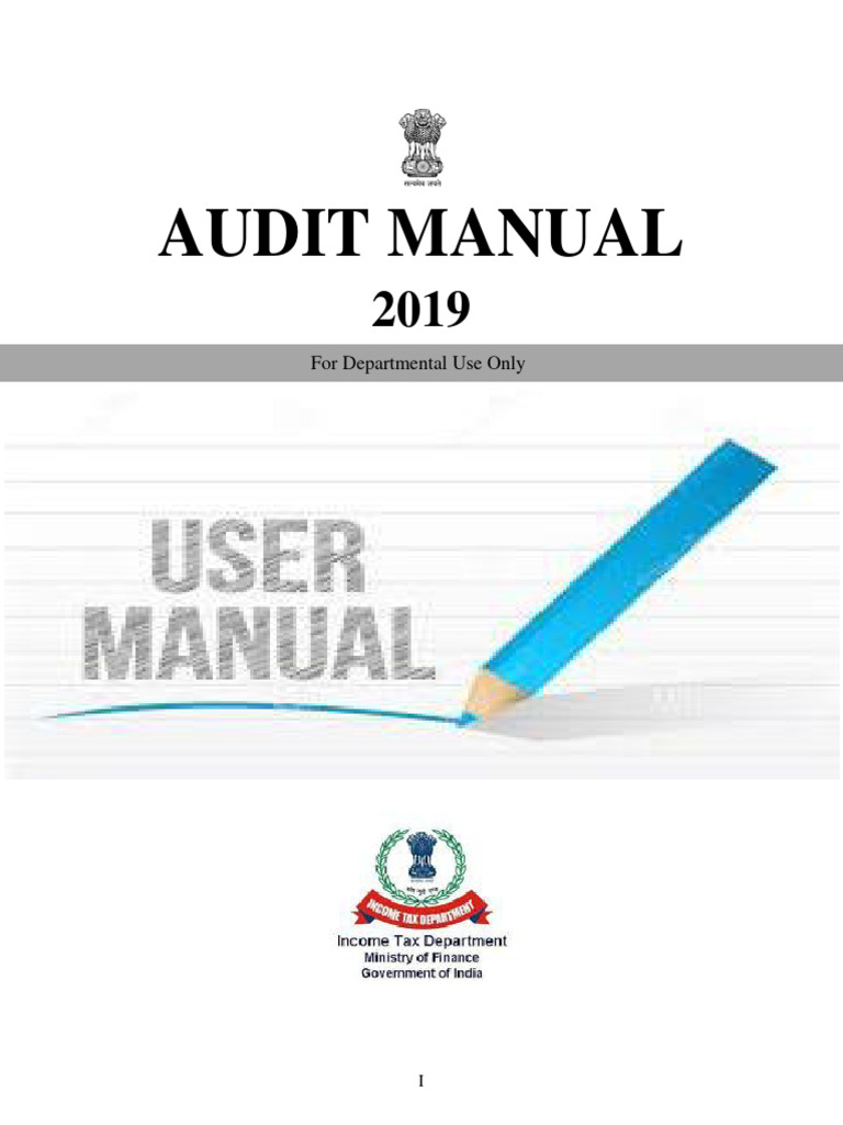 Audit Manual 2019 CBDT | PDF | Audit | Internal Audit