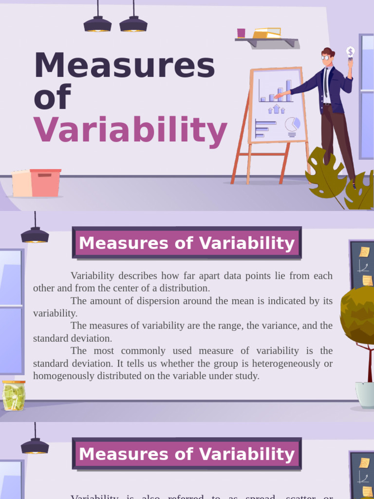 Unit 1.3 Measures of Variability | PDF | Variance | Standard Deviation