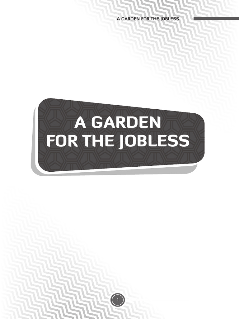 A Garden For The Jobless Book | PDF | Satan | Adam