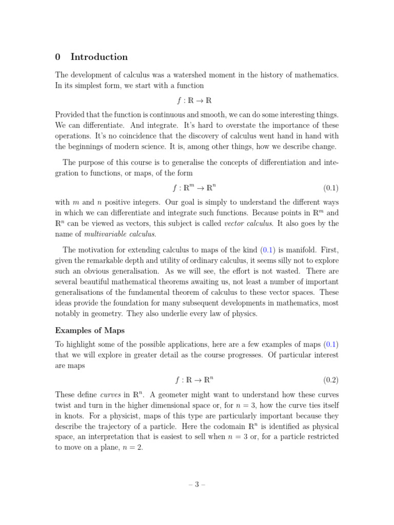 Introduction to Vector Calculus Concepts | PDF | Derivative | Curvature