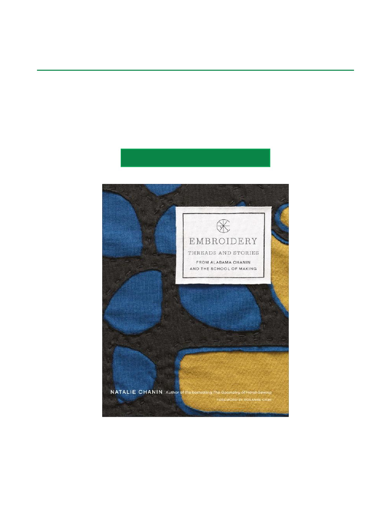 Alabama Chanin Embroidery Stories | PDF