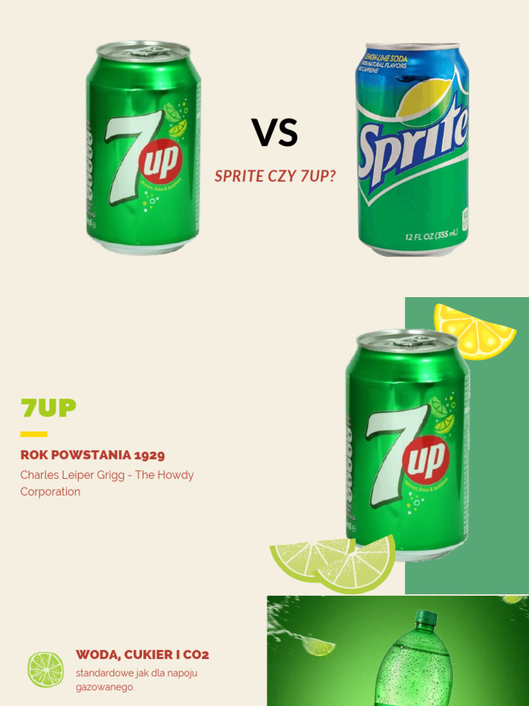 Sprite Vs 7up | PDF