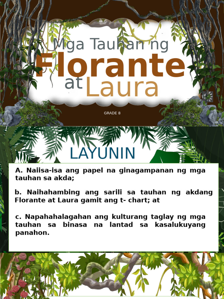 Florante at Laura PPT - Grade 8. Meschell | PDF