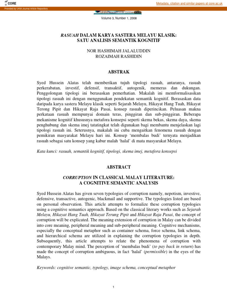 Rasuah_Dalam_Karya_Sastera_Melayu_Klasik | PDF