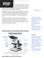Microscope Parts & Functions Guide | PDF | Imaging | Microscopy
