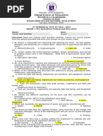 Tle - Work Plan 2023 2024 | PDF