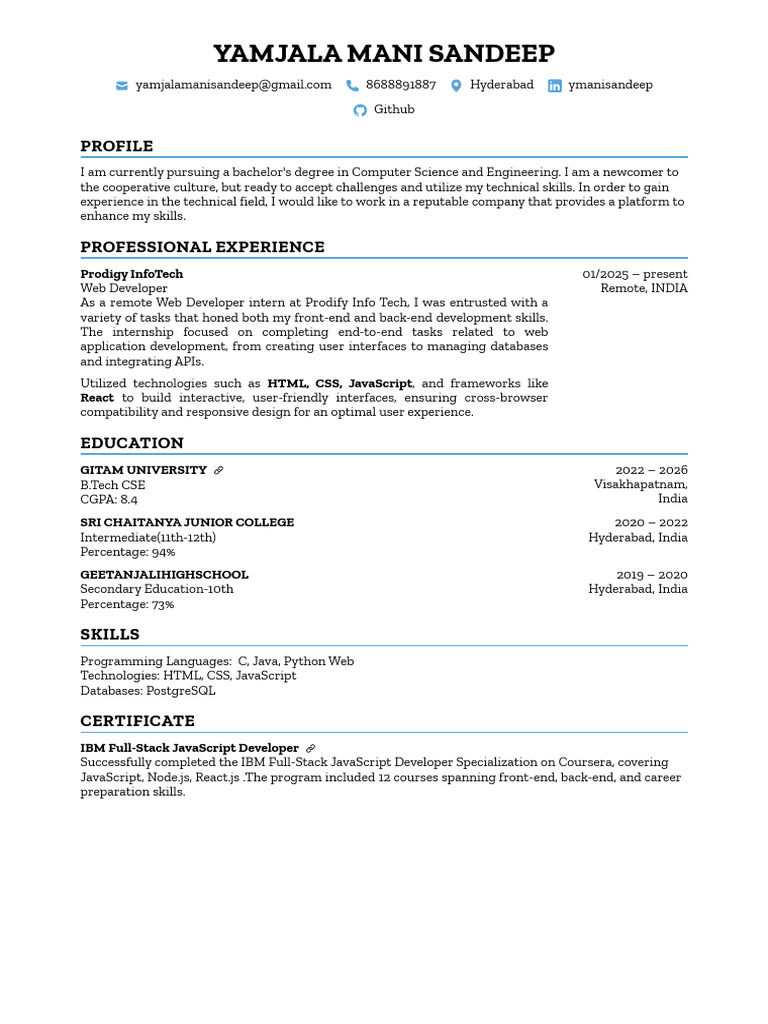 My Resume | PDF