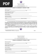 PARENTAL CONSENT FORM - Template Pursuant To Annex C of DepEd Order No ...